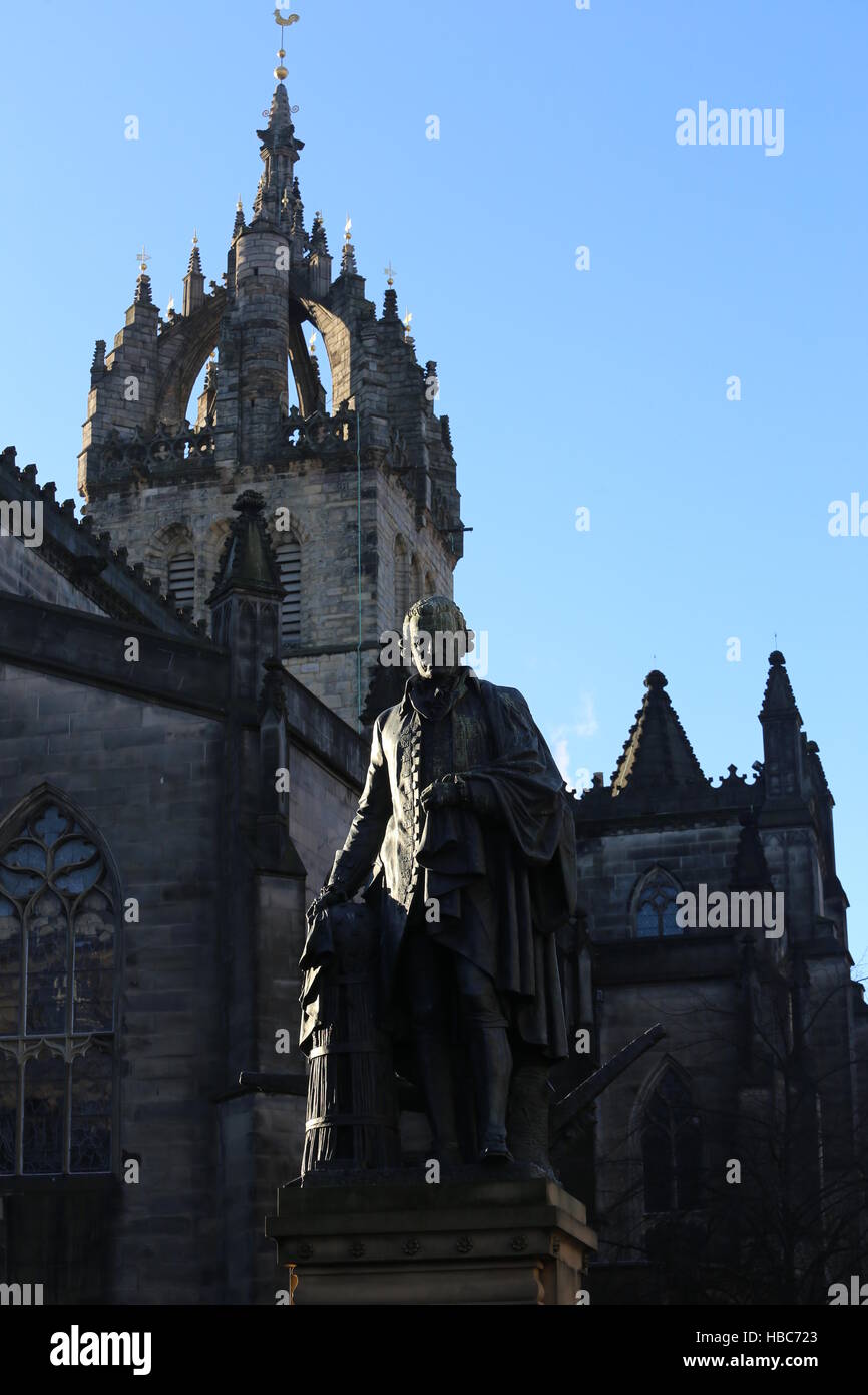 Adam smith statue hi-res stock photography and images - Alamy
