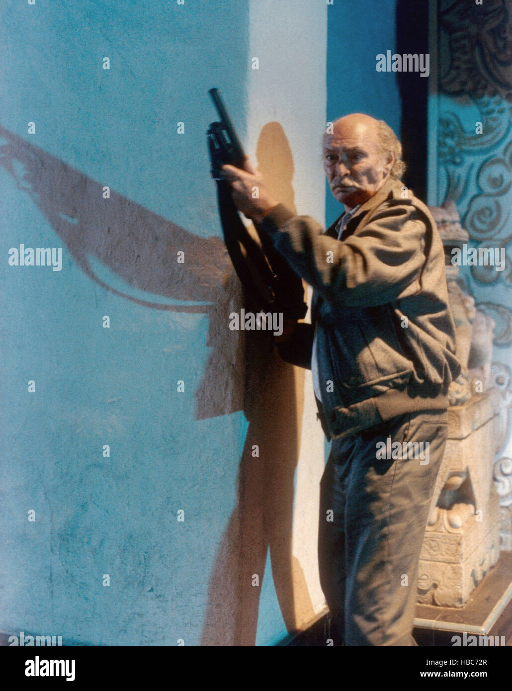 ARMED RESPONSE, Lee Van Cleef, 1986. ©Cinetel Films/courtesy Everett ...