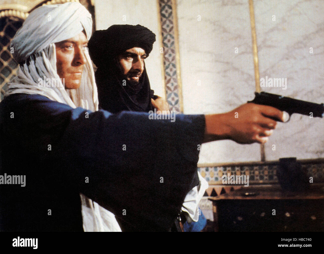 ASHANTI, front to back: Michael Caine, Kabir Bedi, 1979. ©Warner ...