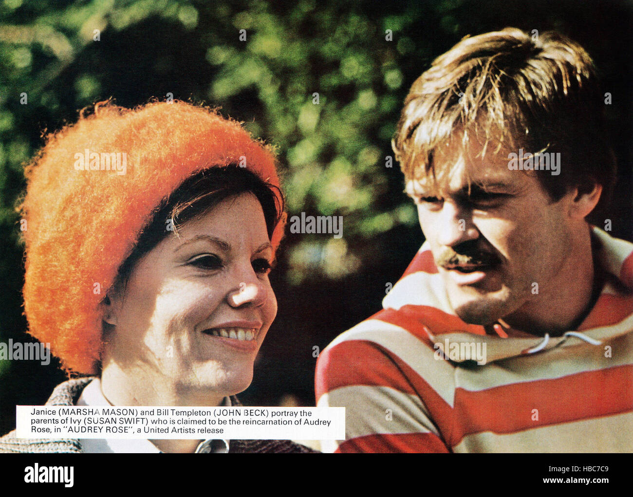 AUDREY ROSE, from left: Marsha Mason, John Beck, 1977 Stock Photo - Alamy
