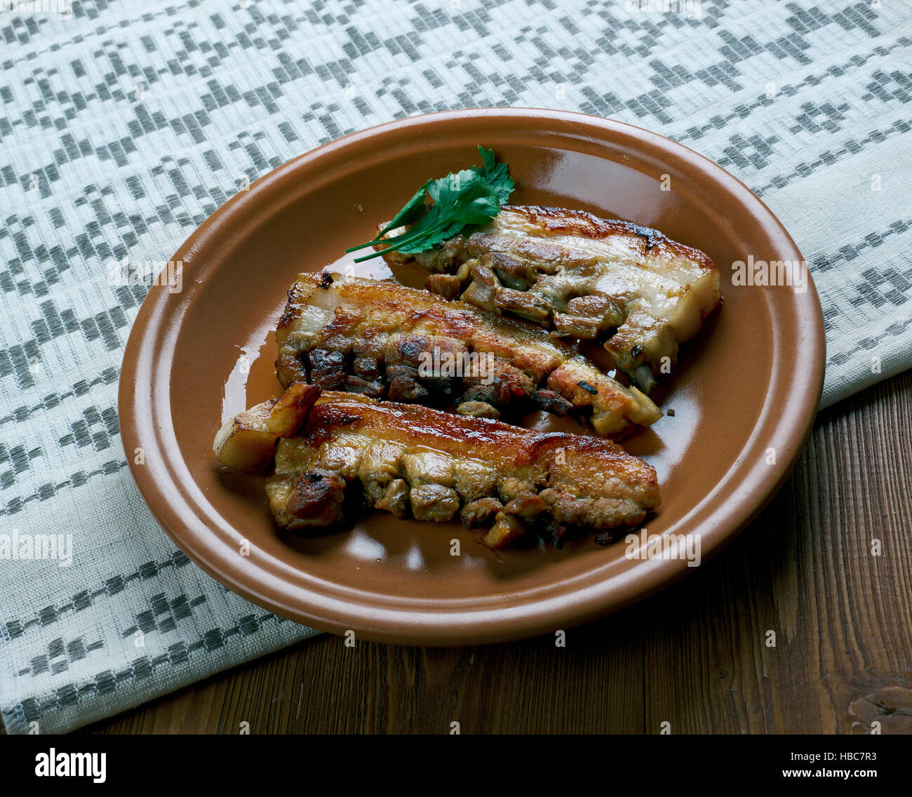 Dish chicharrones hi-res stock photography and images - Alamy