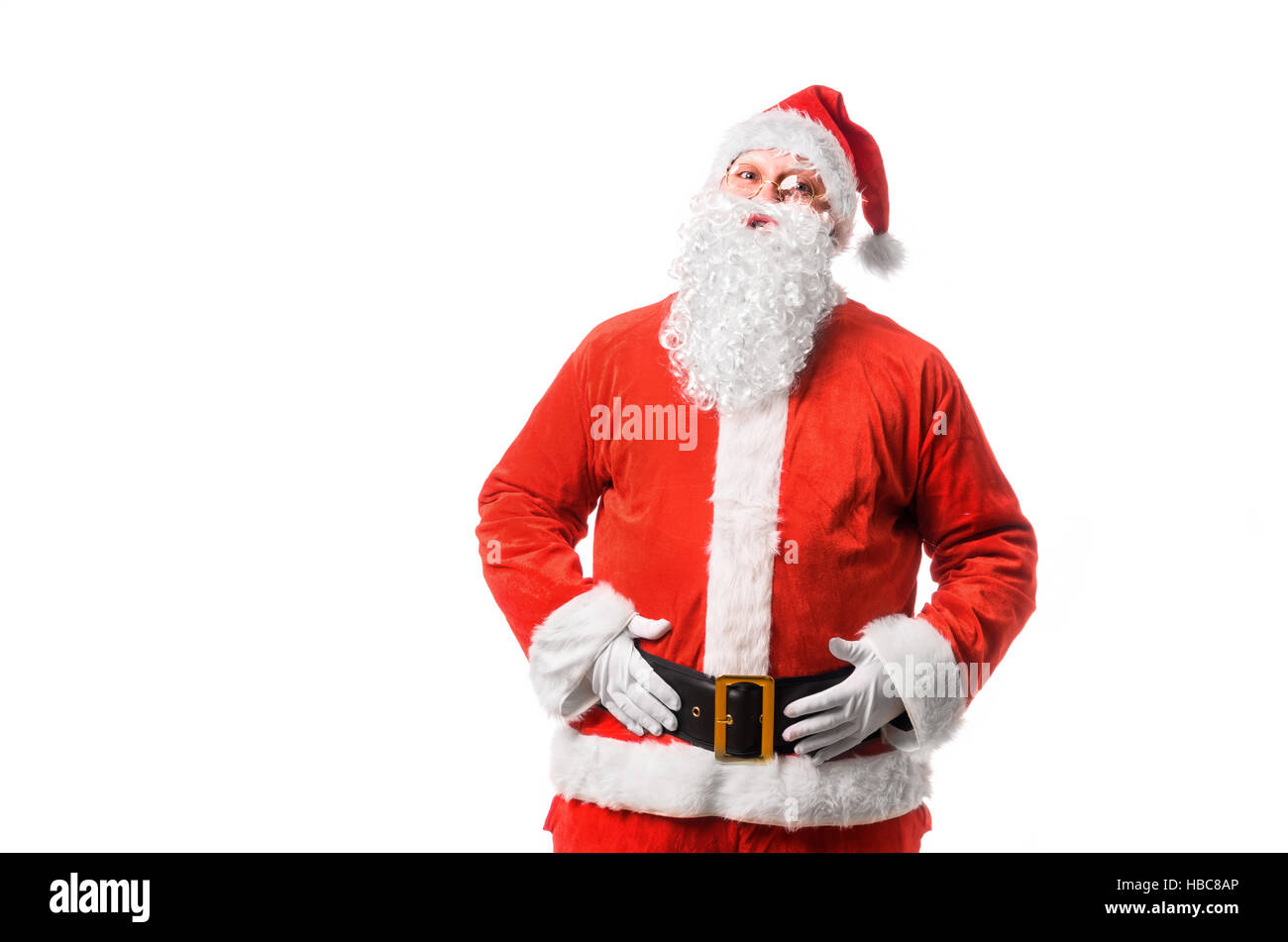 Santa Claus laughing Stock Photo - Alamy