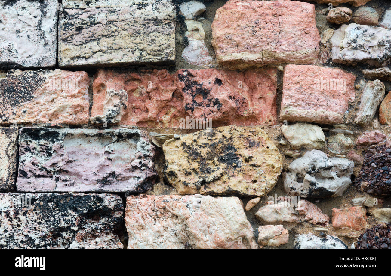 Stony wall background Stock Photo - Alamy
