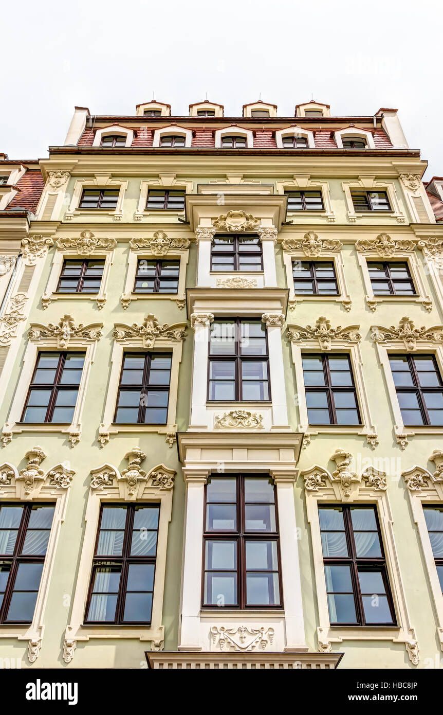 Rebuilt buildings in Dresden Stock Photo - Alamy