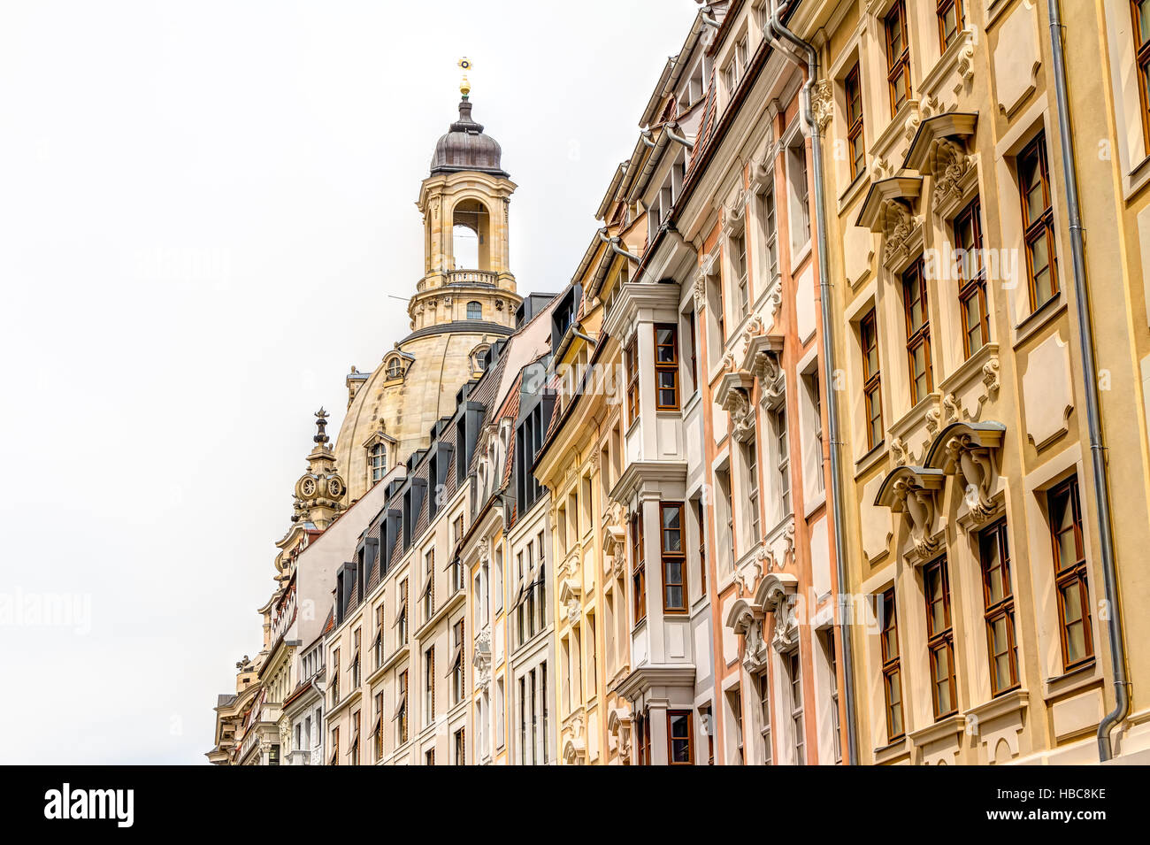 Rebuilt buildings in Dresden Stock Photo - Alamy