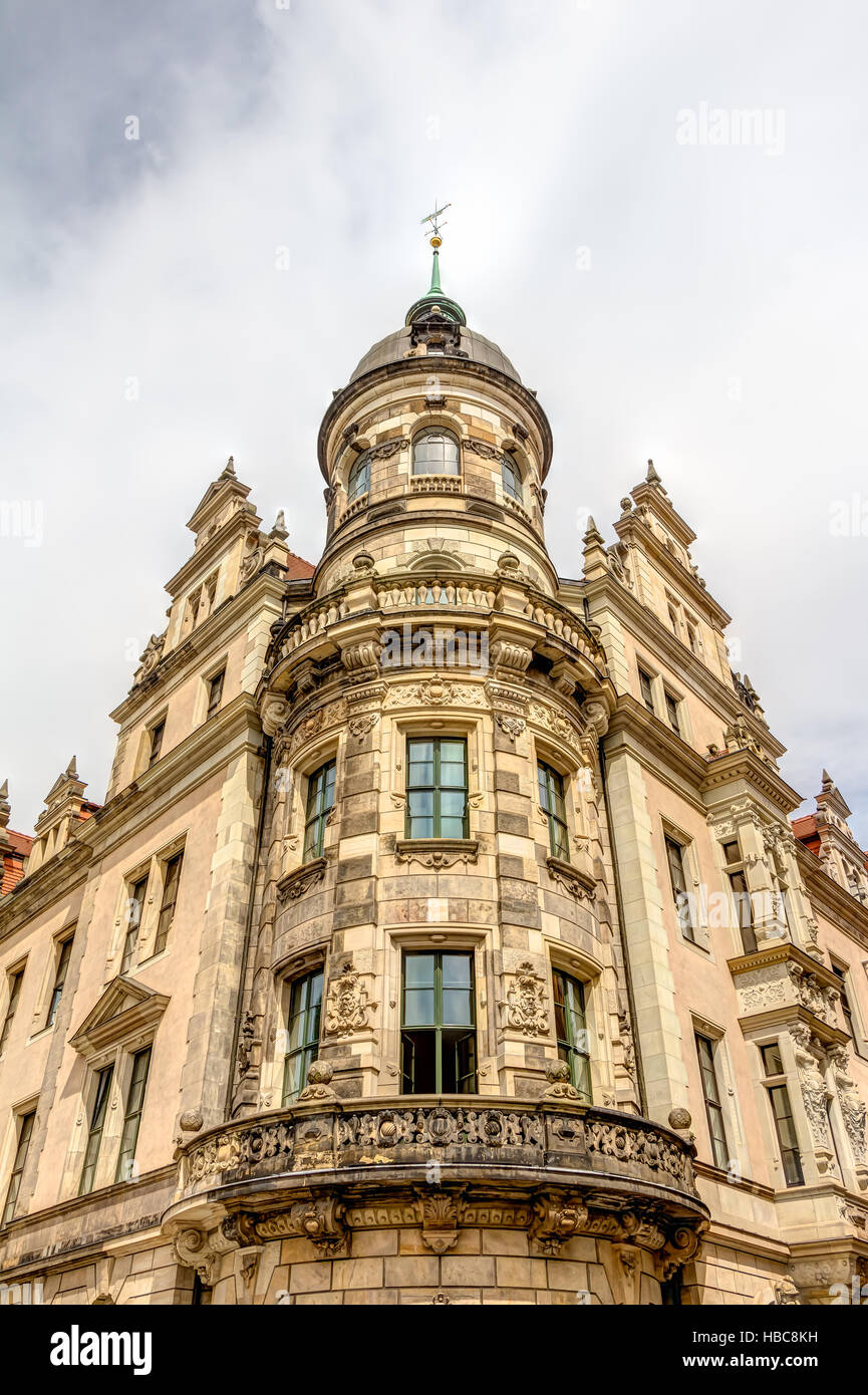 Rebuilt buildings in Dresden Stock Photo - Alamy
