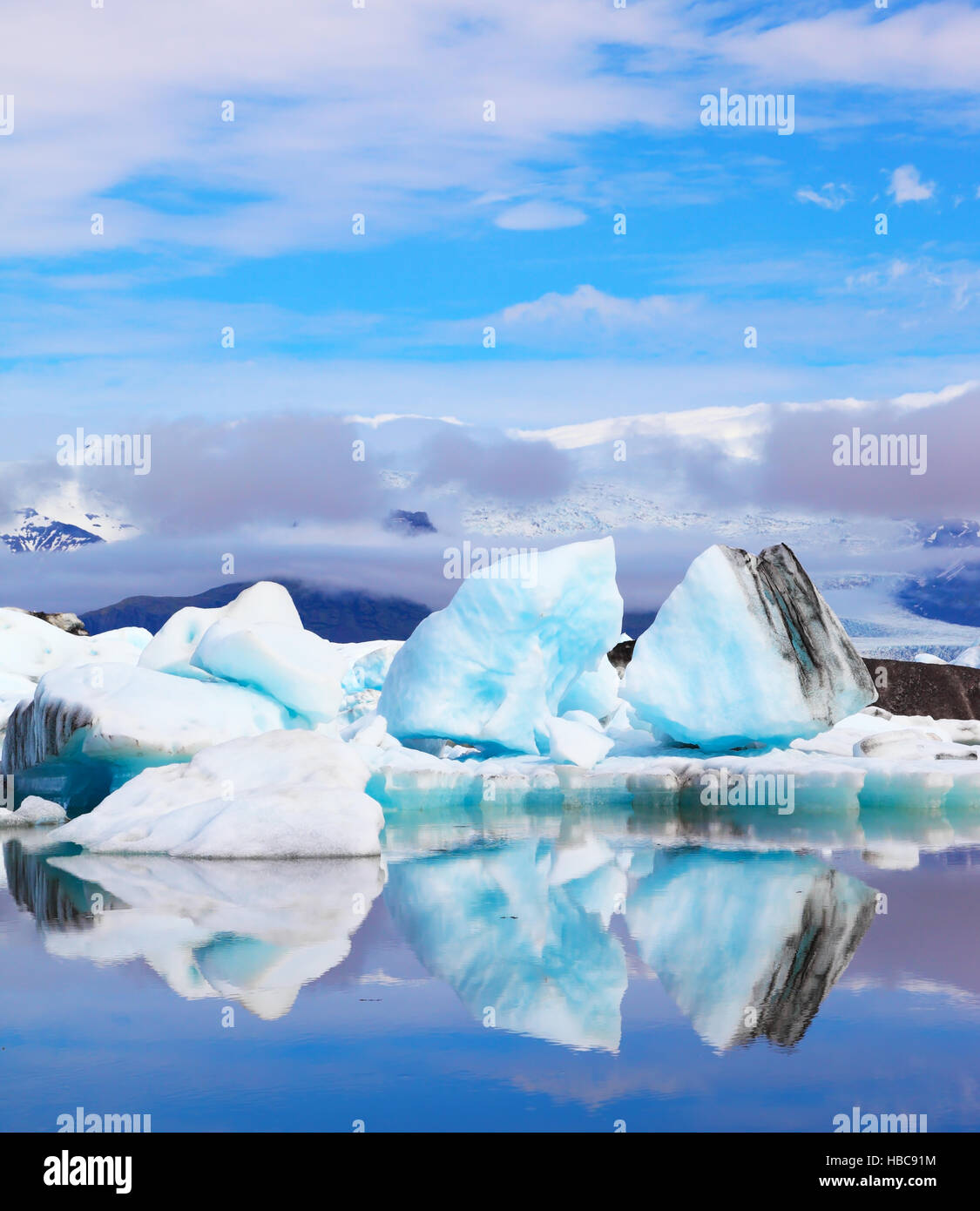 The ice floes Stock Photo - Alamy
