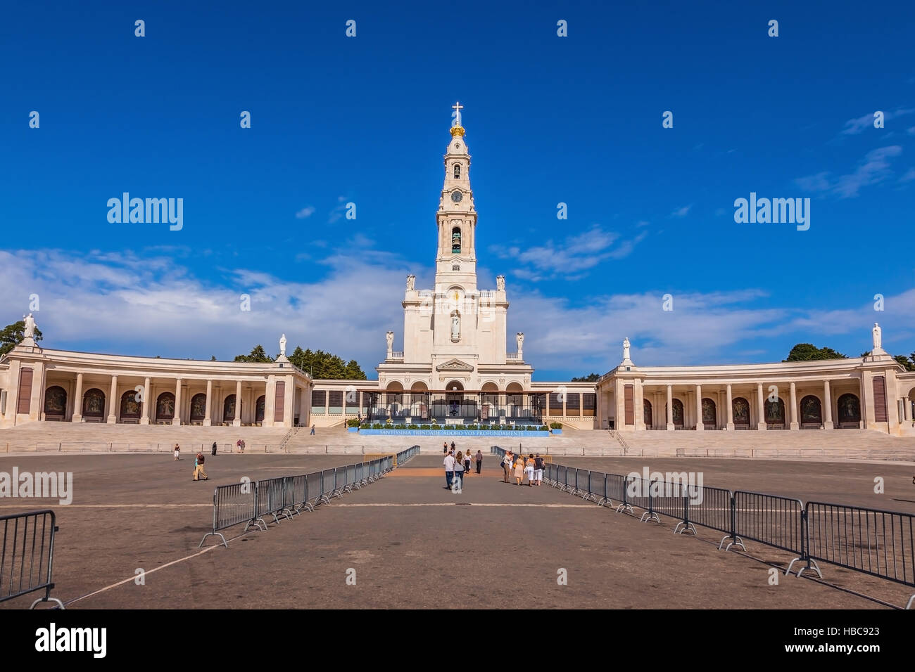 Cathedral, bell tower and colonnade Stock Photo - Alamy