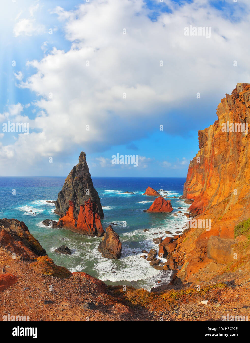 Eastern tip of the island Stock Photo - Alamy
