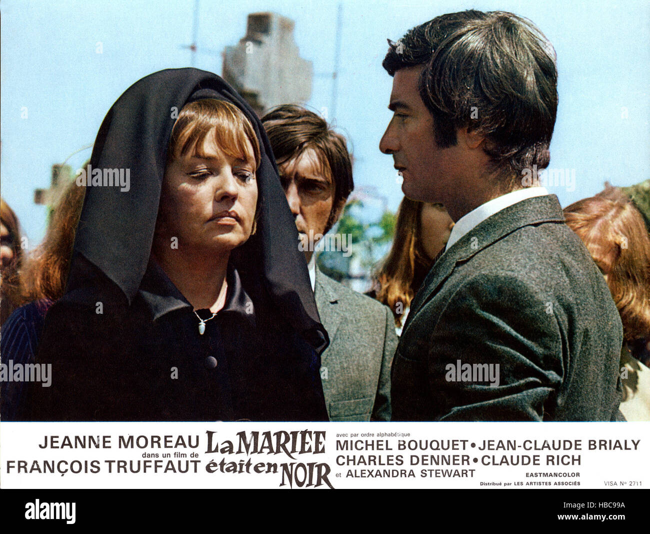 THE BRIDE WORE BLACK, (aka LA MARIEE ETAIT EN NOIR), Jeanne Moreau ...