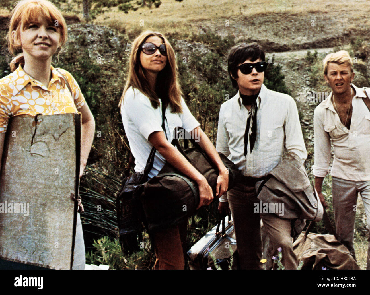 THE BUTTERCUP CHAIN, from left: Jane Asher, Leigh Taylor-Young, Hywel ...