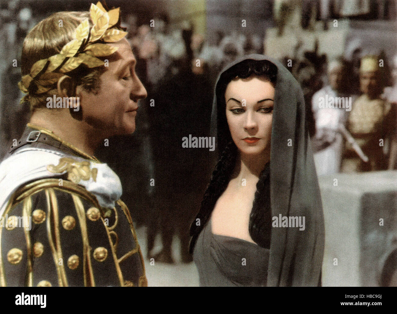 CAESAR AND CLEOPATRA, Claude Rains, Vivien Leigh, 1945 Stock Photo - Alamy