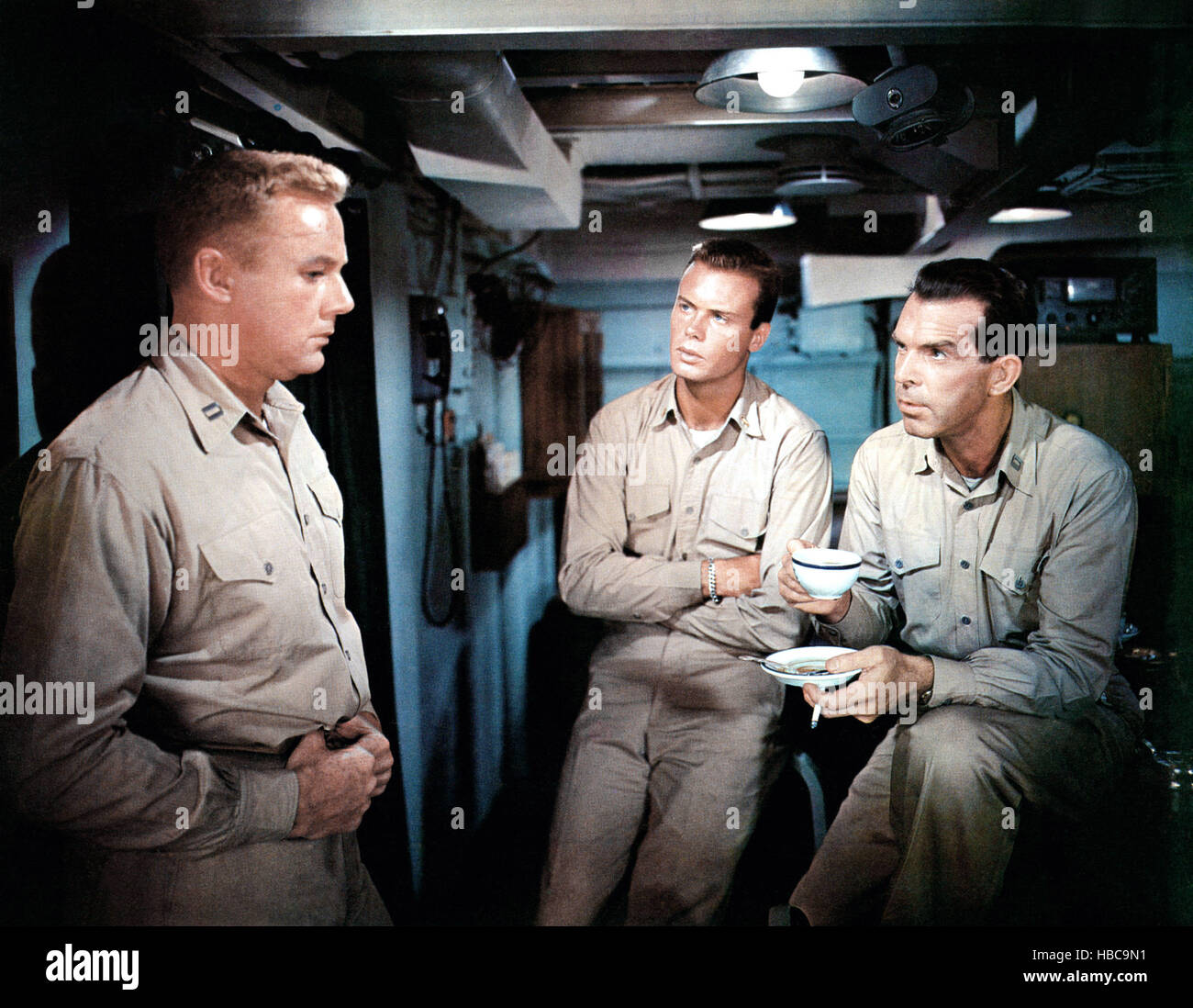 THE CAINE MUTINY, from left: Van Johnson, Robert Francis, Fred ...