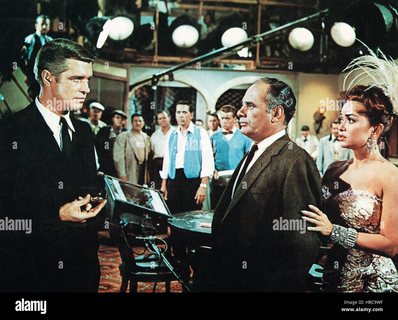 THE CARPETBAGGERS, from left: George Peppard, Martin Balsam, Francesca ...