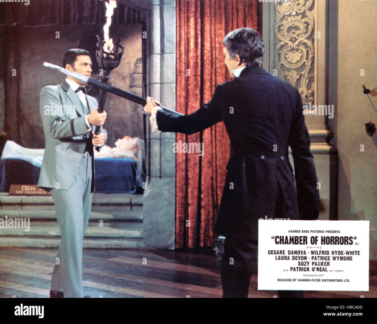 CHAMBER OF HORRORS, from left: Cesare Danova, Patrick O'Neal, 1966 ...