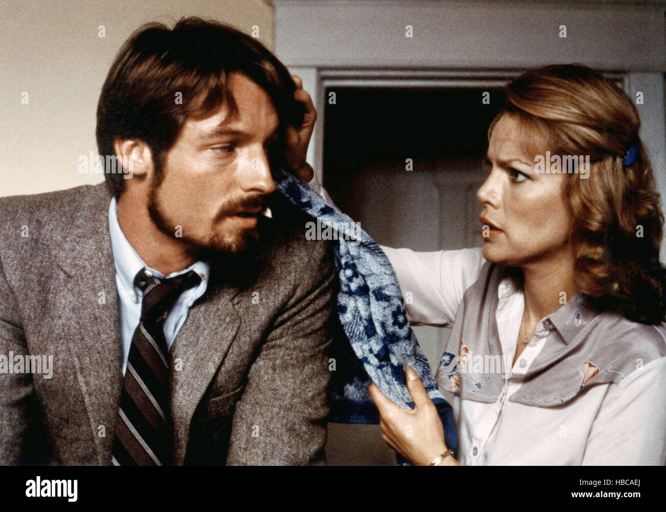 CLASS OF 1984, Perry King, Merrie Lynn Ross, 1982. ©United Film ...