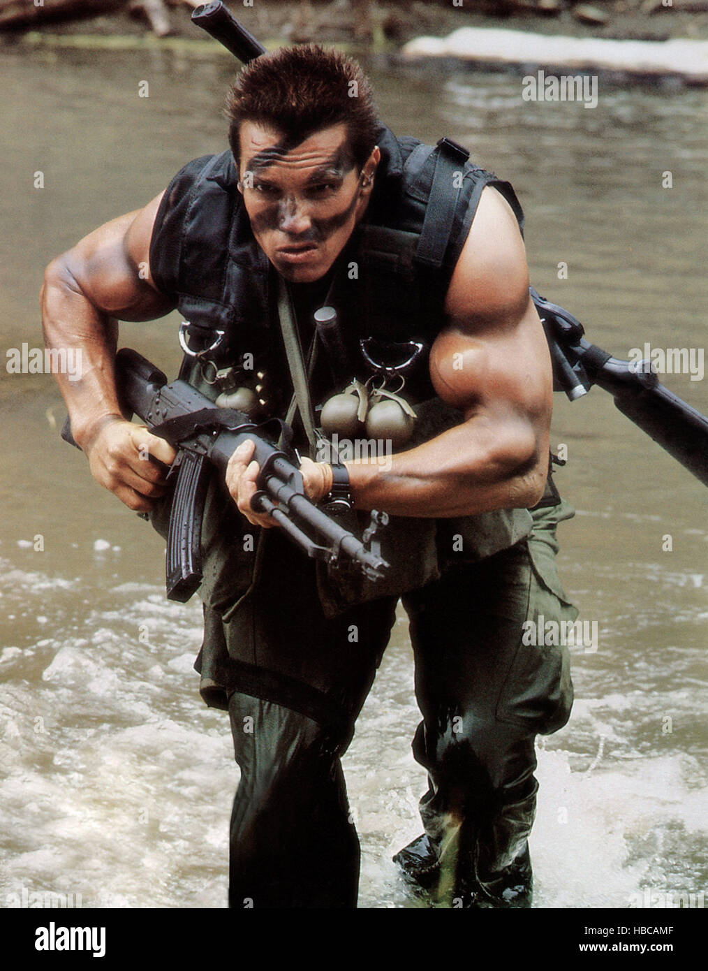 COMMANDO, Arnold Schwarzenegger, 1985, TM and Copyright © 20th Century ...