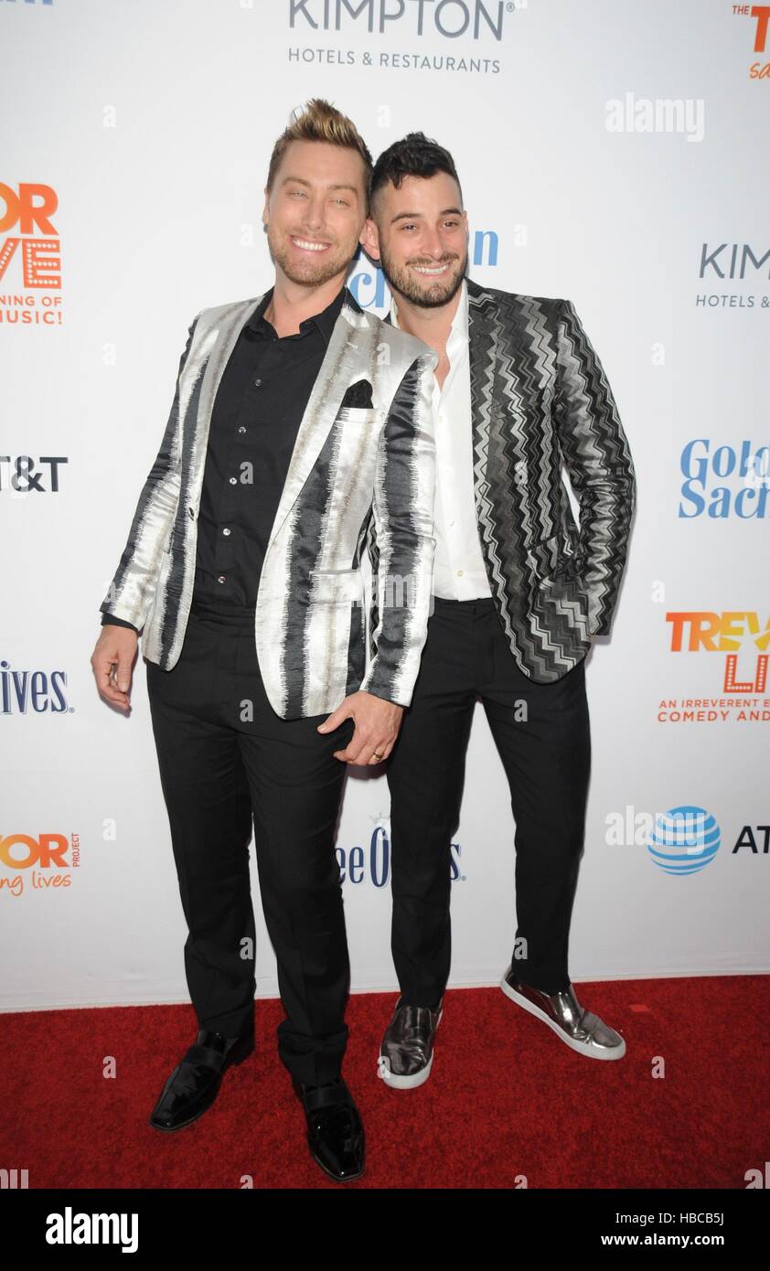 Beverly Hills, California. 4th Dec, 2016. Lance Bass, Michael Turchin ...