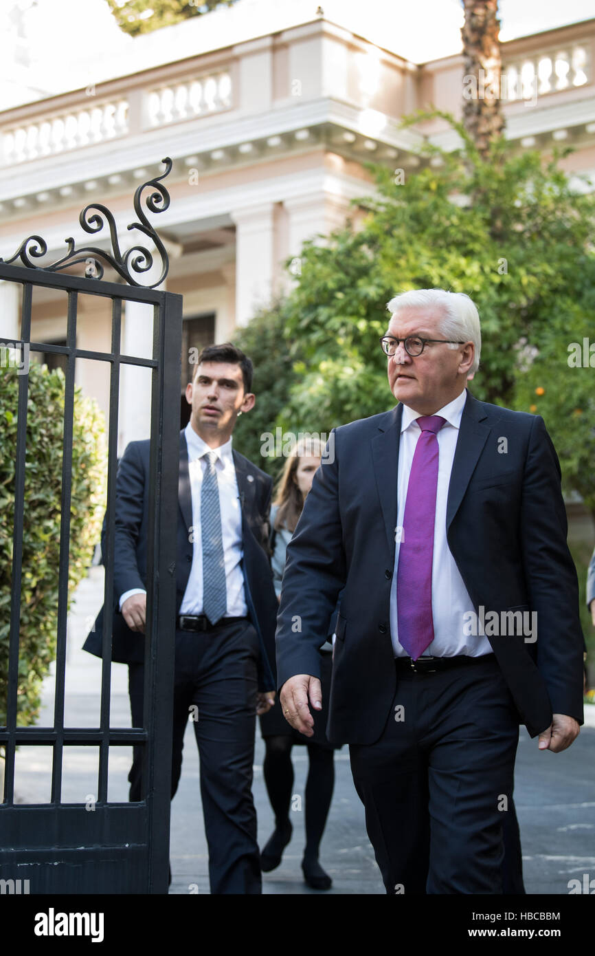Athens, Greece. 5th Dec, 2016. German Federal Foreign Minister Frank ...