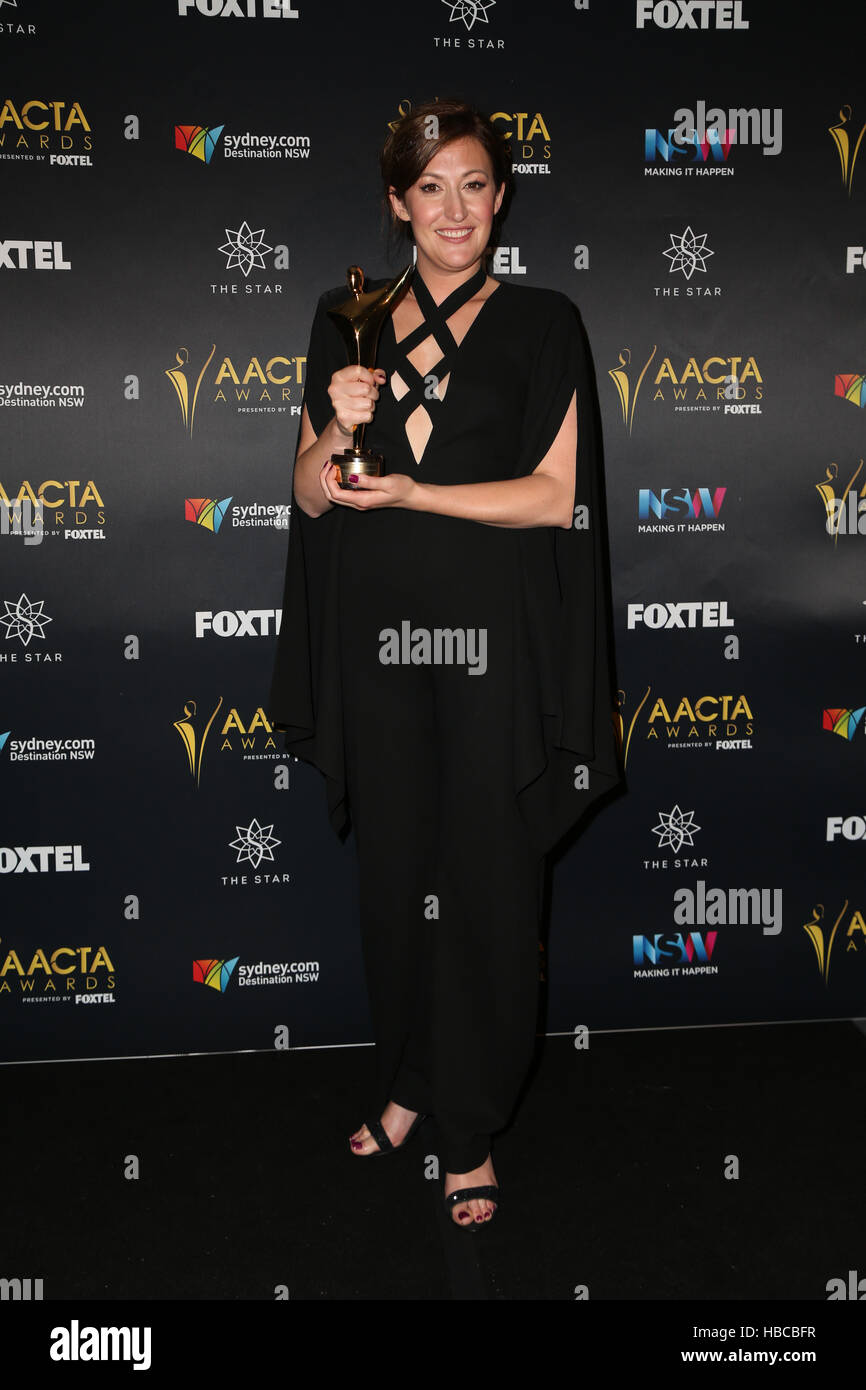 Sydney, Australia. 5 December 2016. Pictured: Celia Pacquola poses with ...