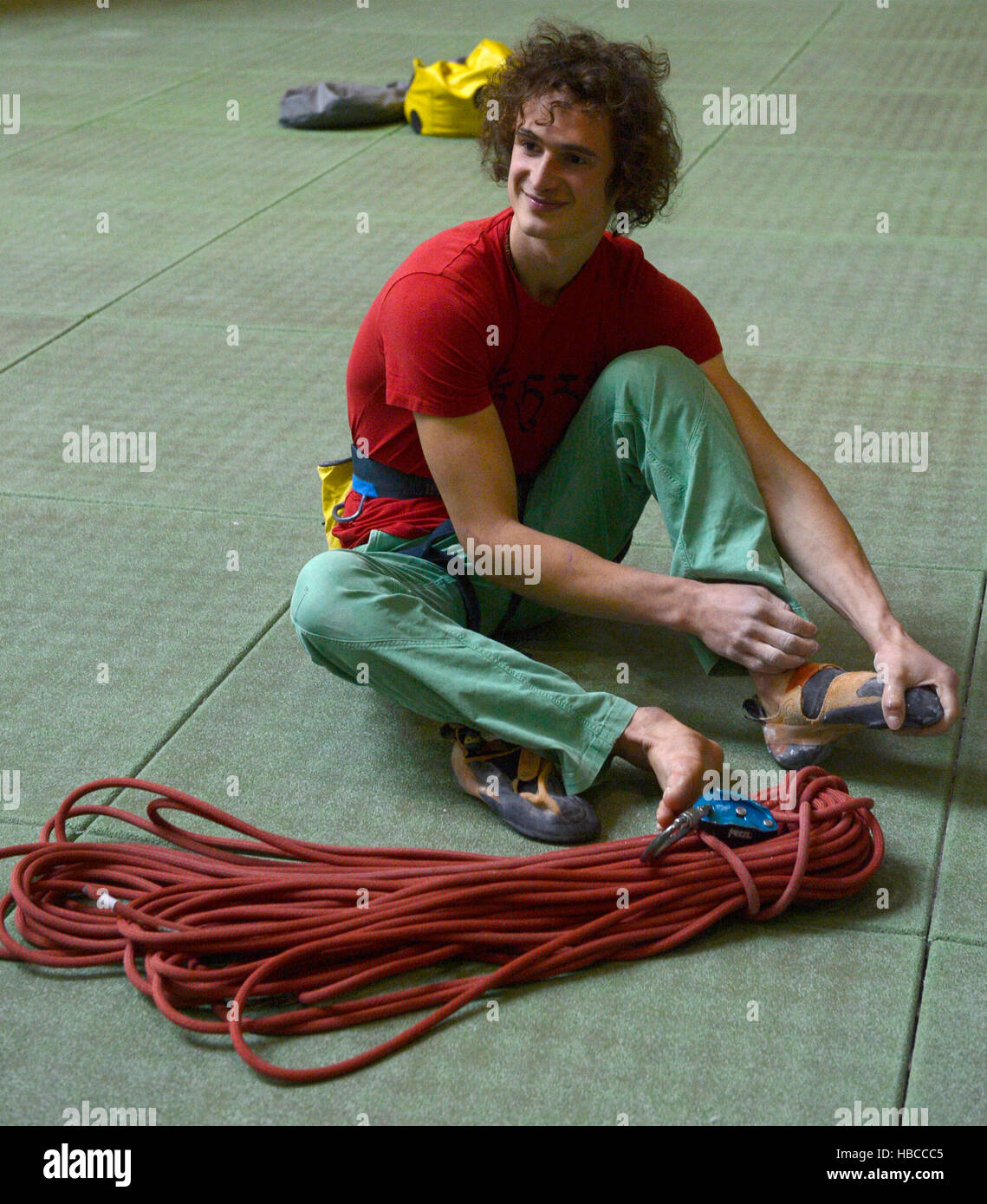 Prague, Czech Republic. 05th Dec, 2016. The 23-year old Czech climber ...