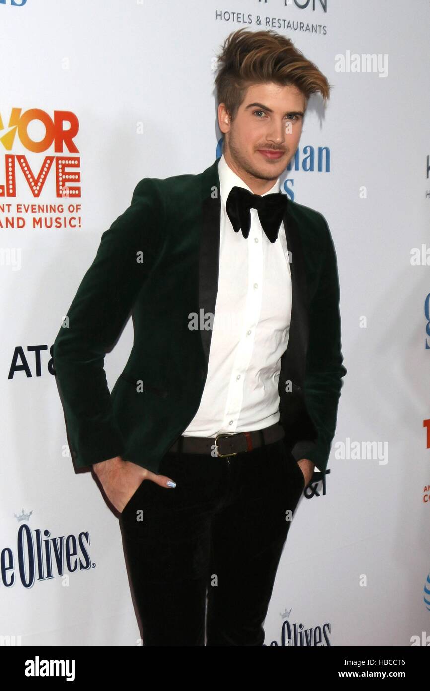 Beverly Hills, CA. 4th Dec, 2016. Joey Graceffa at the TrevorLIVE Los ...