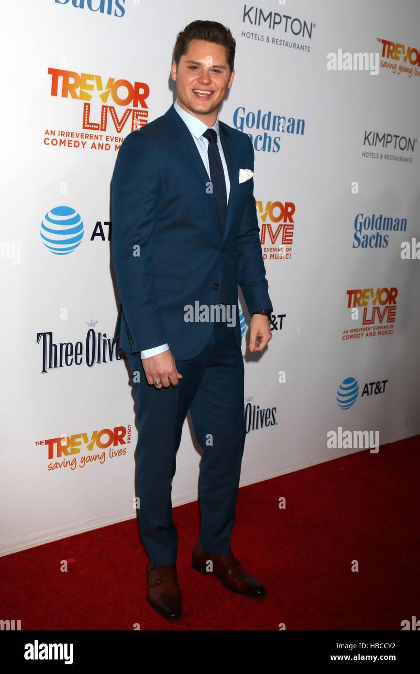 Beverly Hills, CA. 4th Dec, 2016. Matt Shively at the TrevorLIVE Los ...