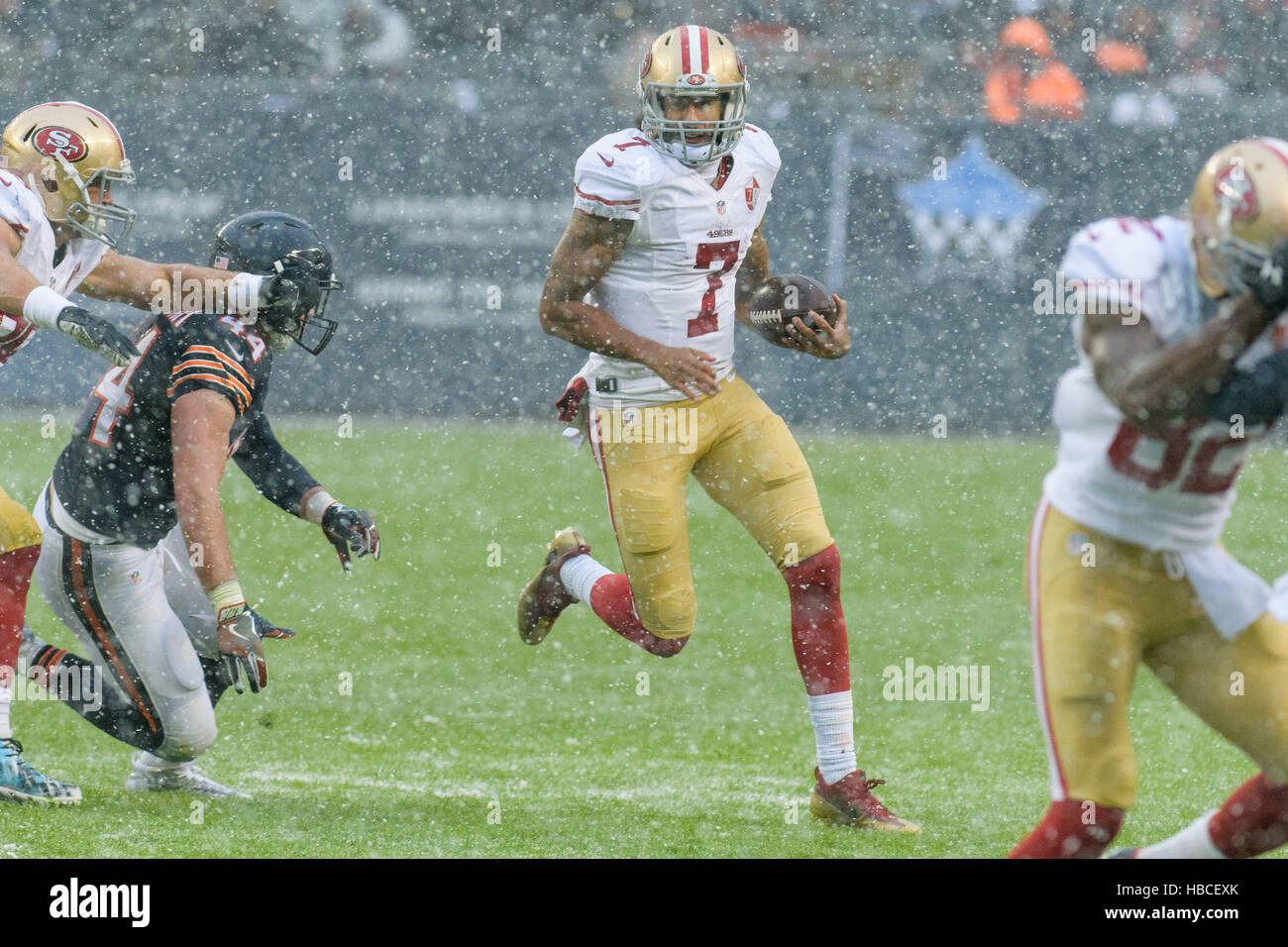 Chicago, USA. 4th December, 2016. San Francisco 49ers Quarterback Colin ...