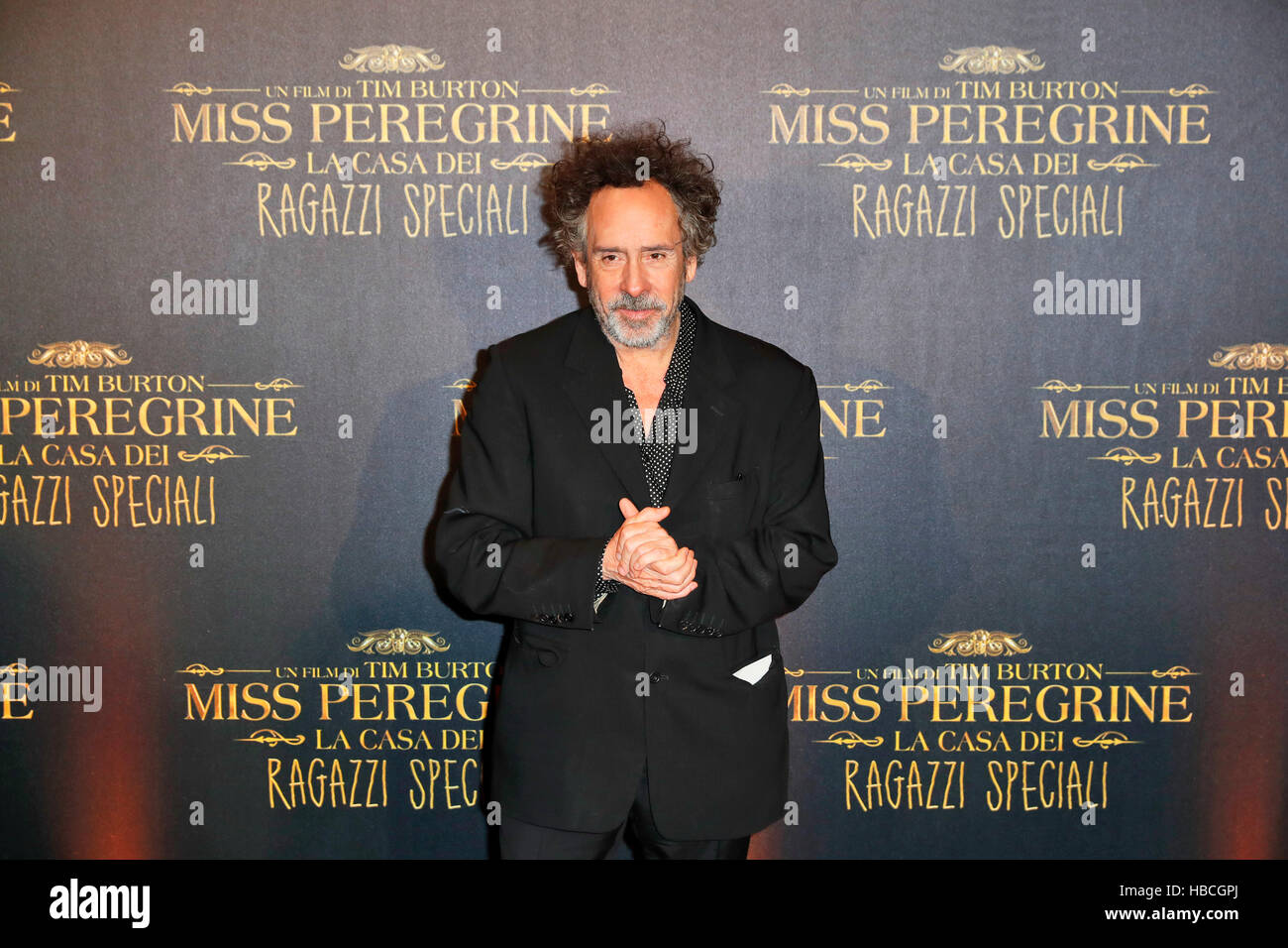 Rome, Italy. 5th Dec, 2016. Tim Burton attends Burton's 'Miss Peregrine ...