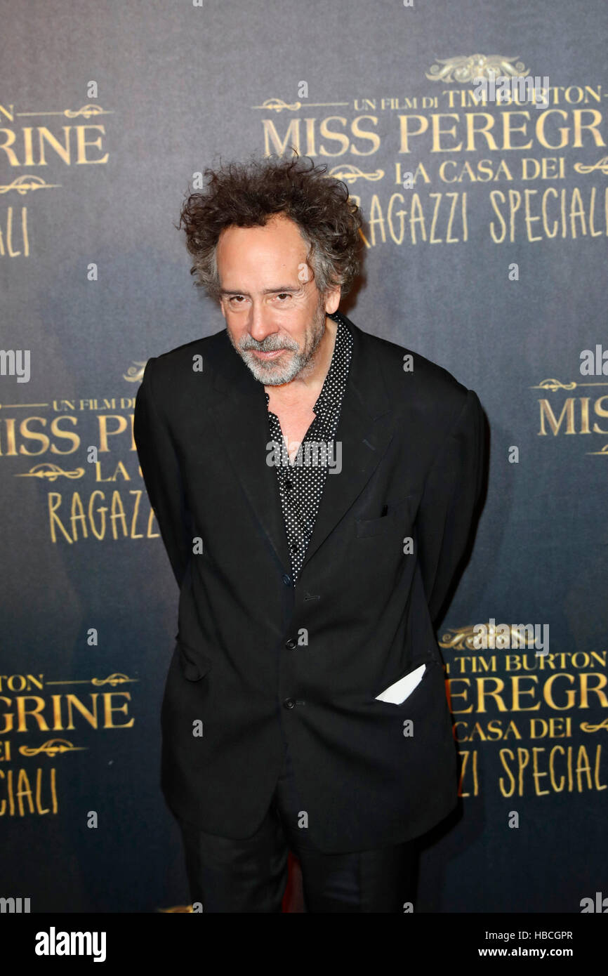 Rome, Italy. 5th Dec, 2016. Tim Burton attends Burton's 'Miss Peregrine ...