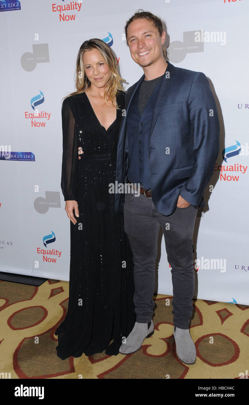 Beverly Hills, CA, USA. 5th Dec, 2016. Maria Bello, Elijah Allen-Blitz ...