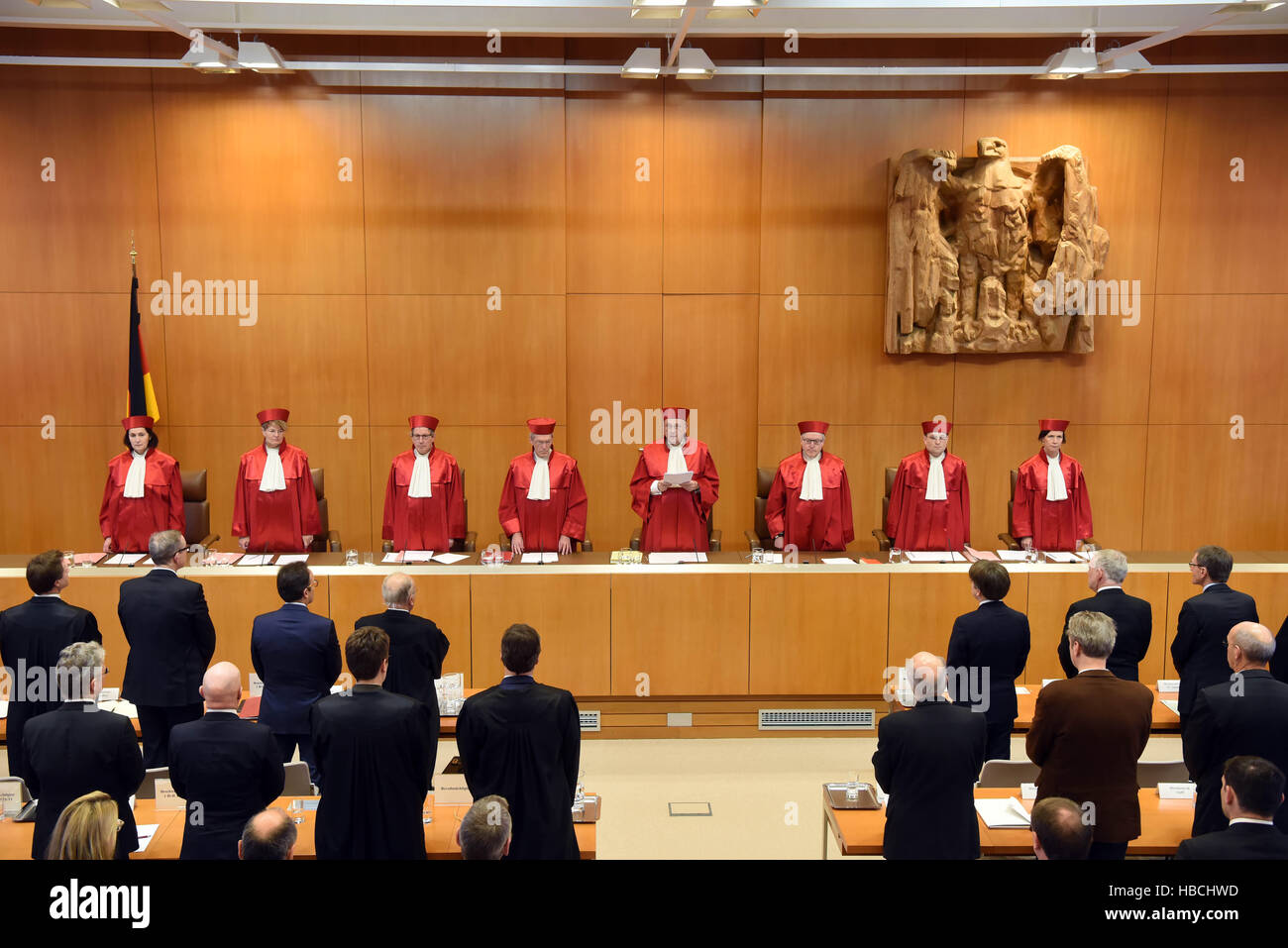 The first senate of the German constitutional court is due to announce ...
