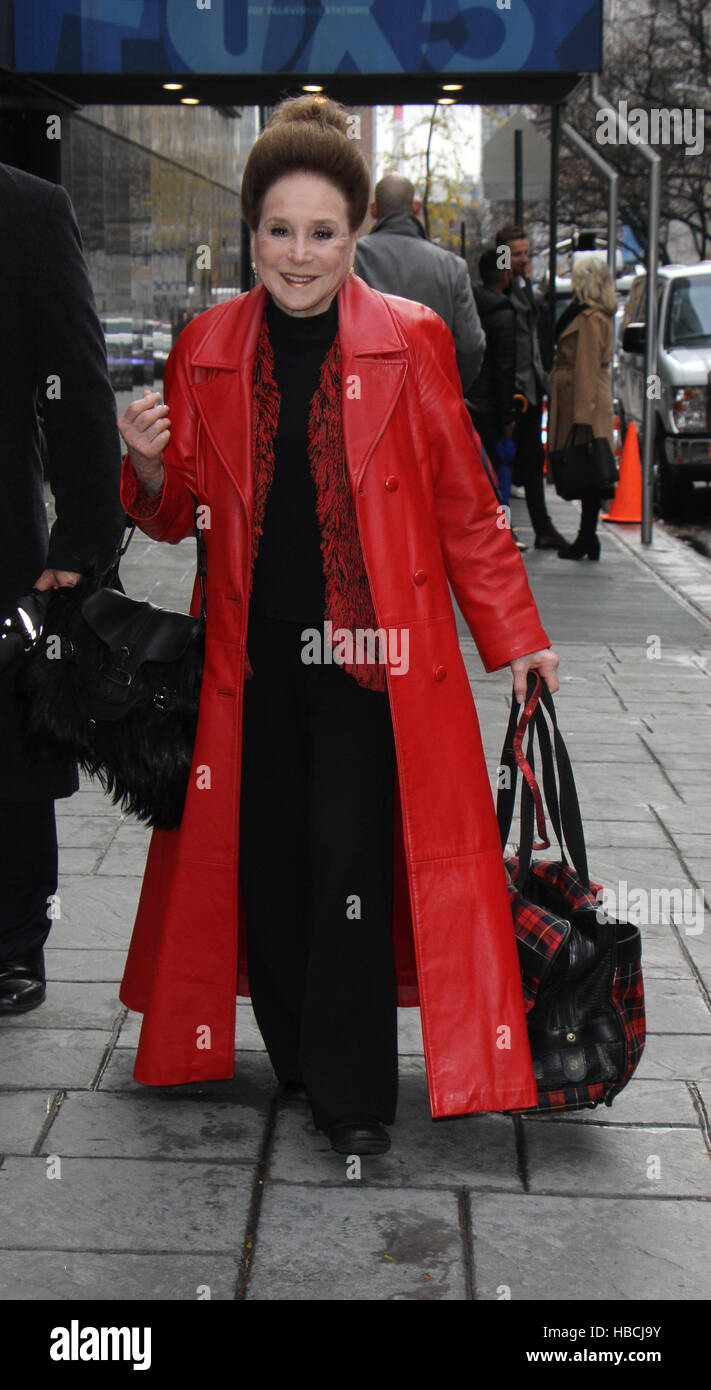 NEW YORK, NY December 05: Cindy Adams at Good Day New York in New York ...