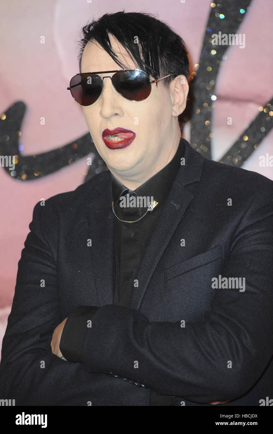 London, UK. 5th Dec, 2016. Marilyn Manson attends The Fashion Awards ...