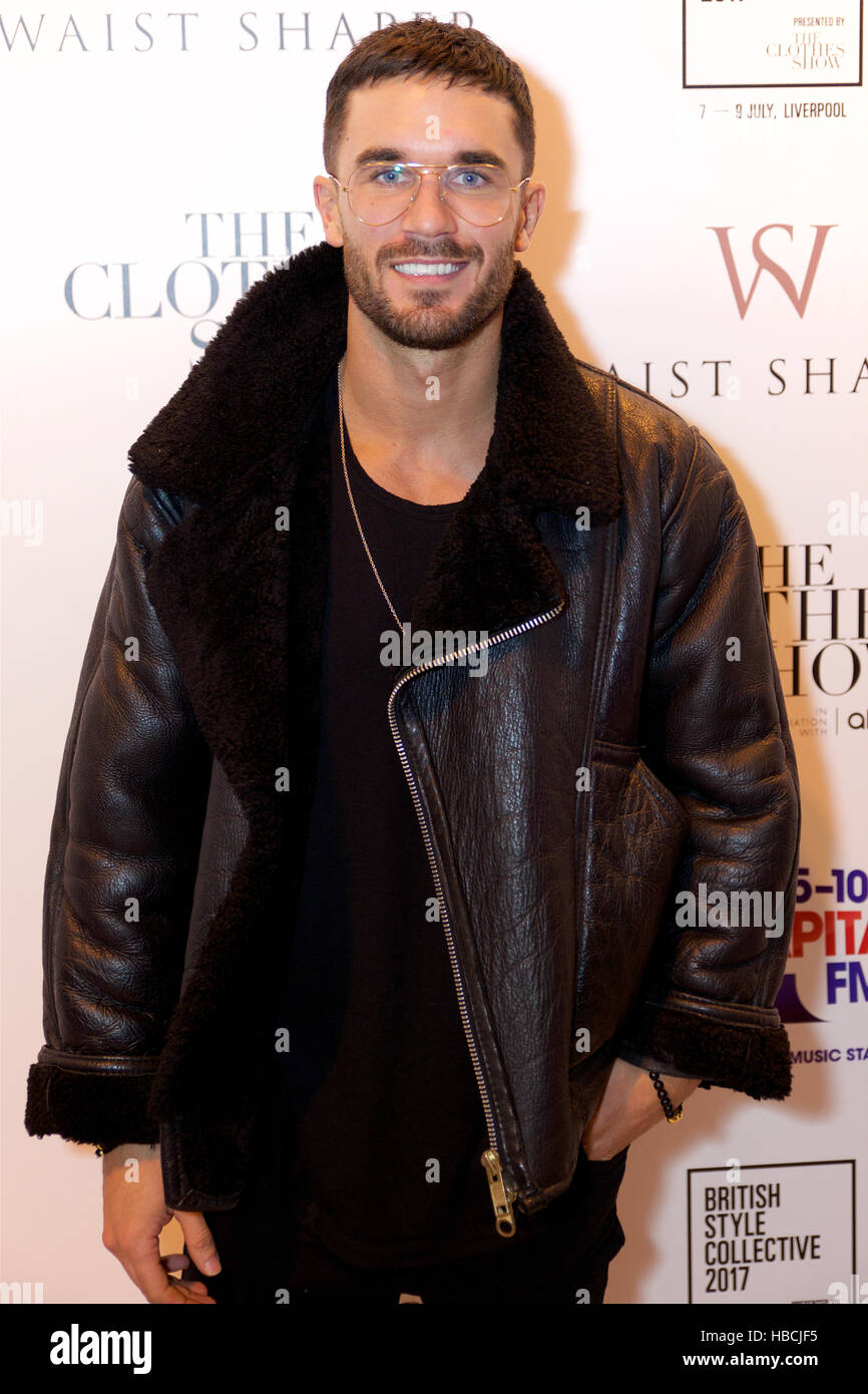 Birmingham, UK, 6th December, 2016. Alex Cannon of Big Brother 17 poses ...