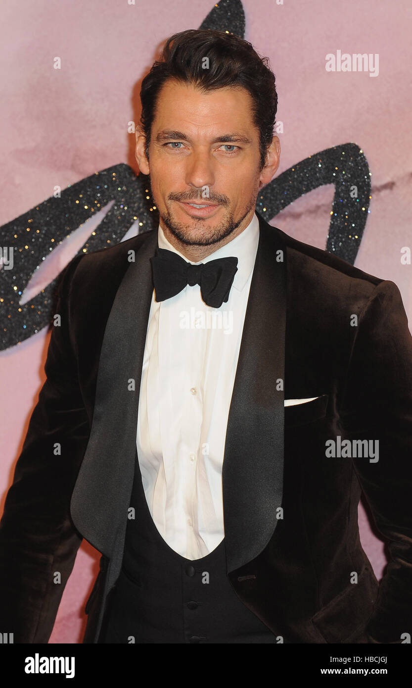 London, UK. 5th Dec, 2016. David Gundy attends The Fashion Awards 2016 ...