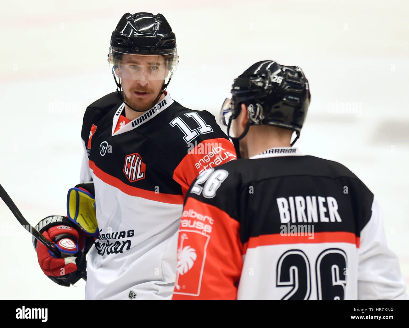 Ostrava, Czech Republic. 06th Dec, 2016. Hockey players of Fribourg ...