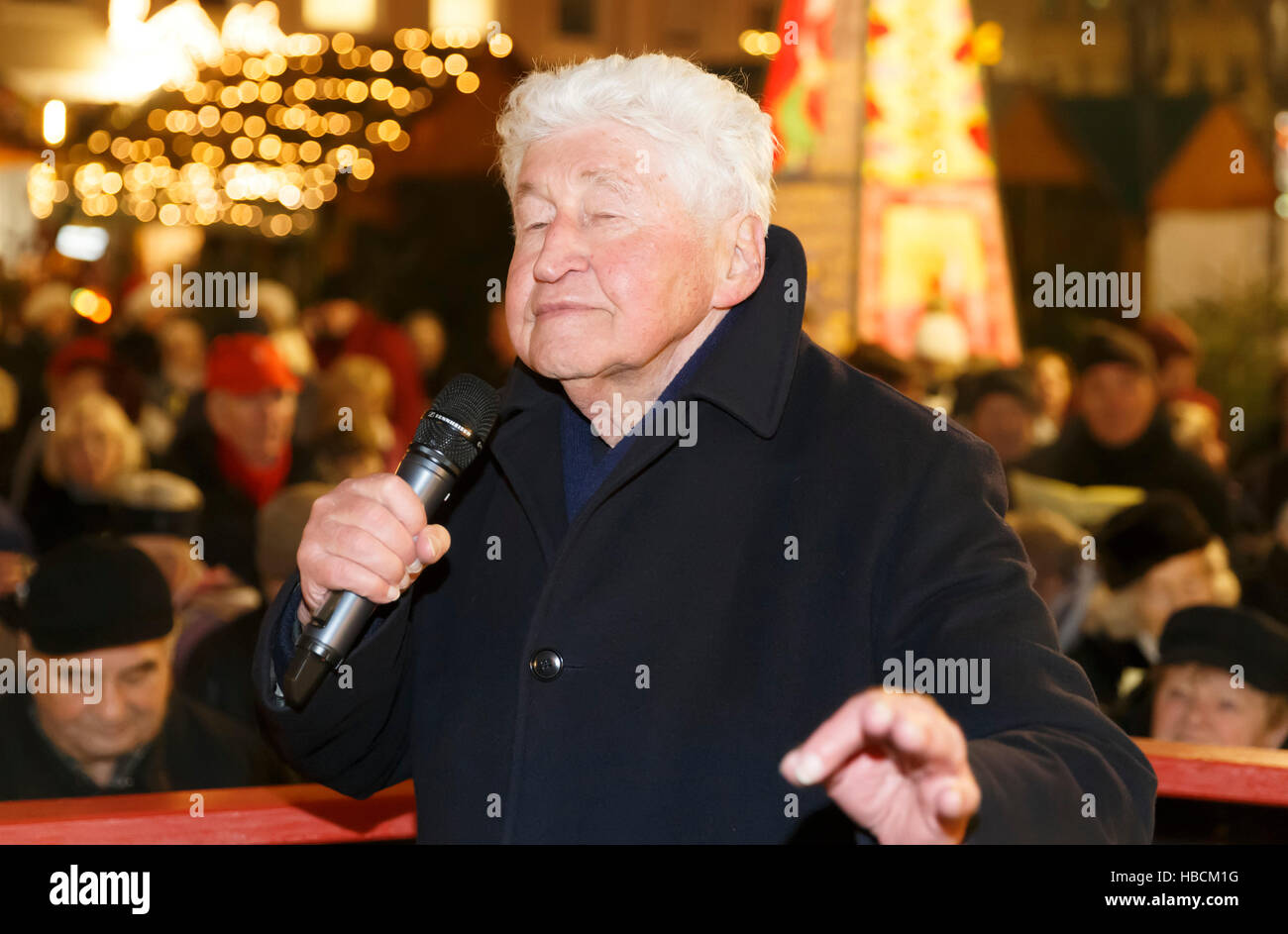 Karlsruhe, Germany. 06th Dec, 2016. Choral leader Gotthilf Fischer ...