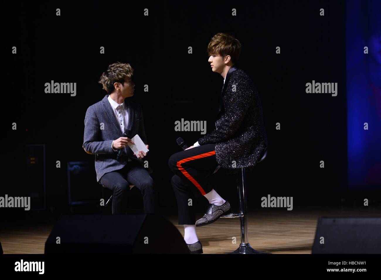 Seoul Korea 06th Dec 2016 Park Sang Hyun Holds Showcase To Promote His First Mini Album
