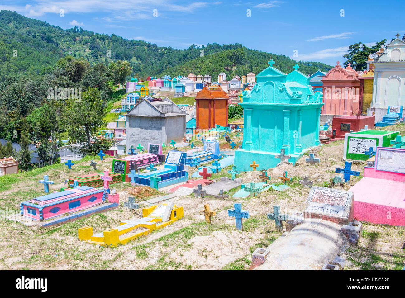 Colorful Cemetery in Chichicastenango Guatemala. in Guatemala family ...