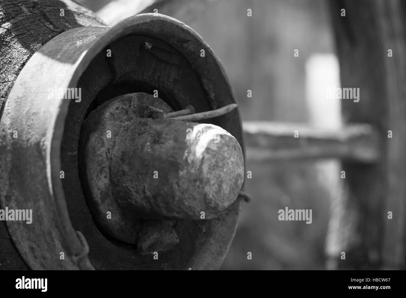 Wooden axle hi-res stock photography and images - Alamy