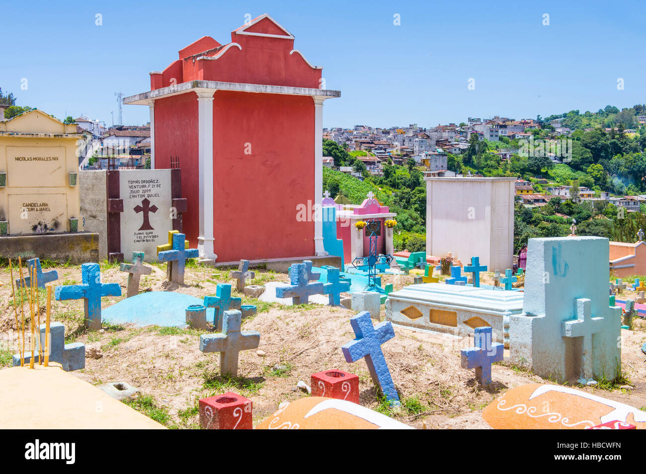 Colorful Cemetery in Chichicastenango Guatemala. in Guatemala family ...