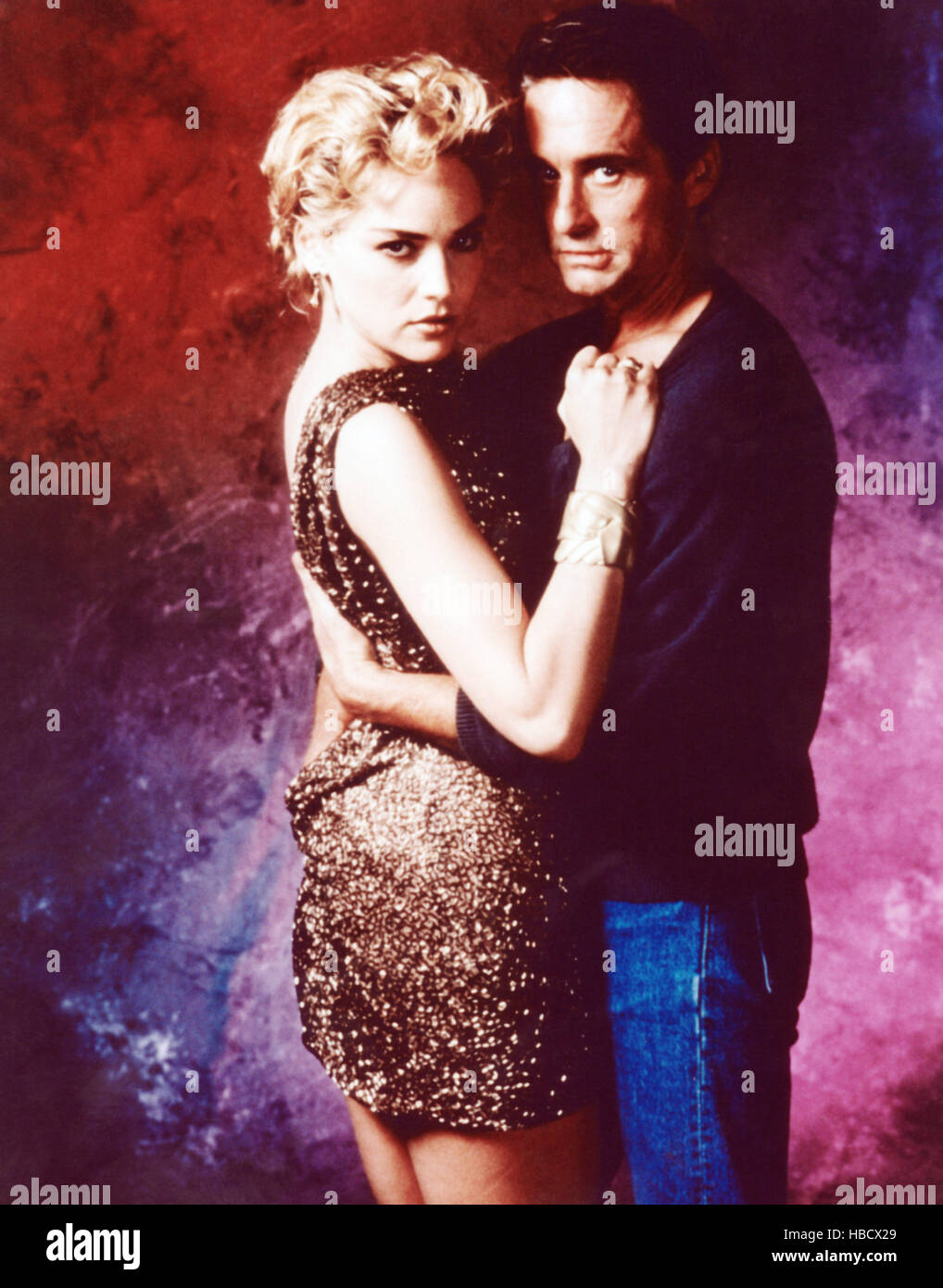 BASIC INSTINCT, from left: Sharon Stone, Michael Douglas, 1992 ...