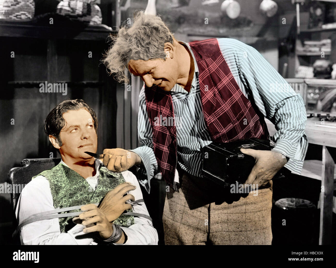 THE BAREFOOT MAILMAN, Robert Cummings (left), 1951 Stock Photo - Alamy
