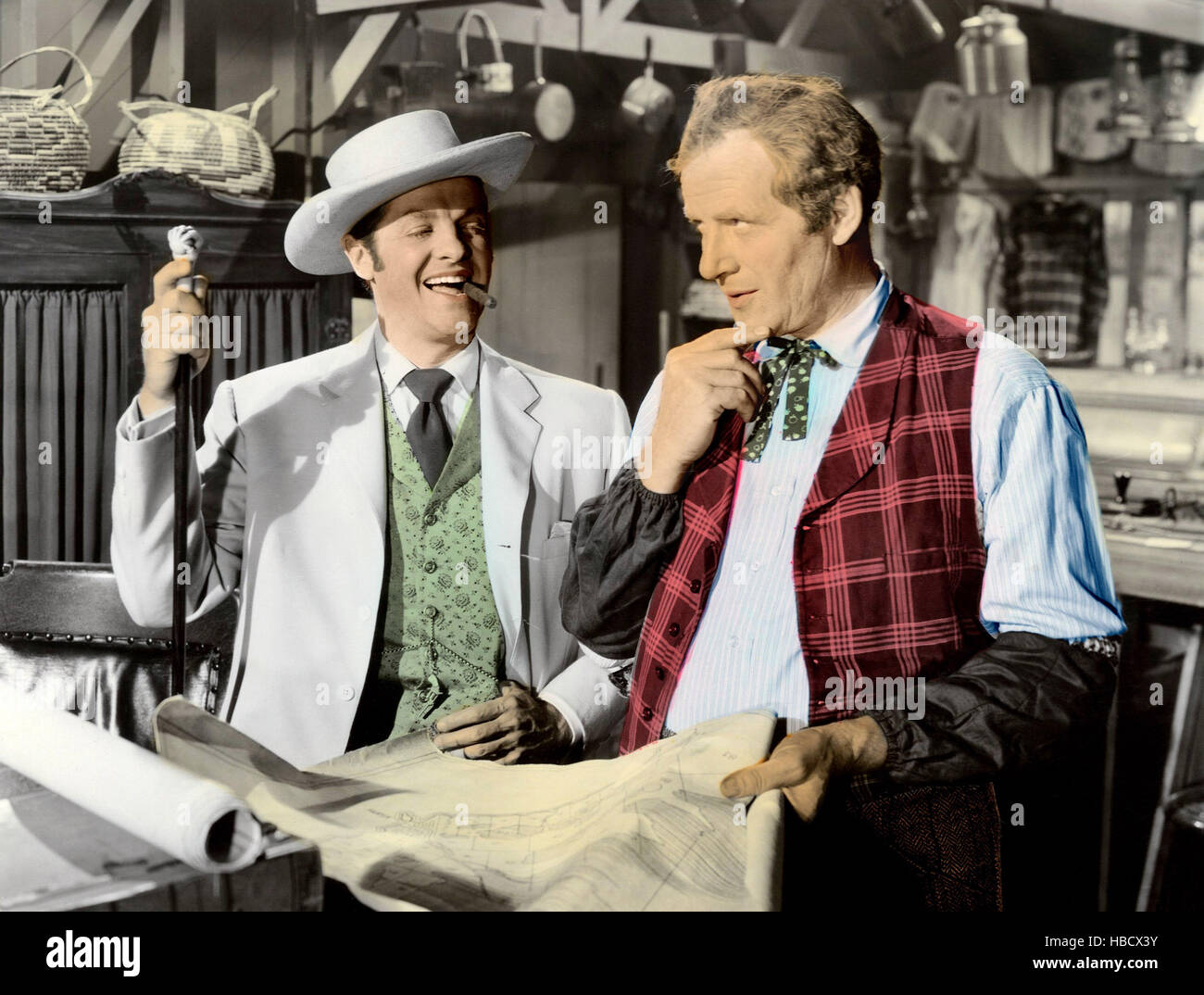 THE BAREFOOT MAILMAN, Robert Cummings (left), 1951 Stock Photo - Alamy