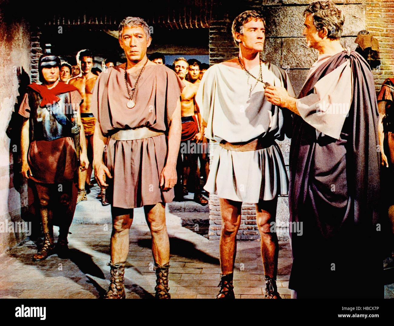 BARABBAS, front from left: Anthony Quinn, Vittorio Gassman, Norman ...