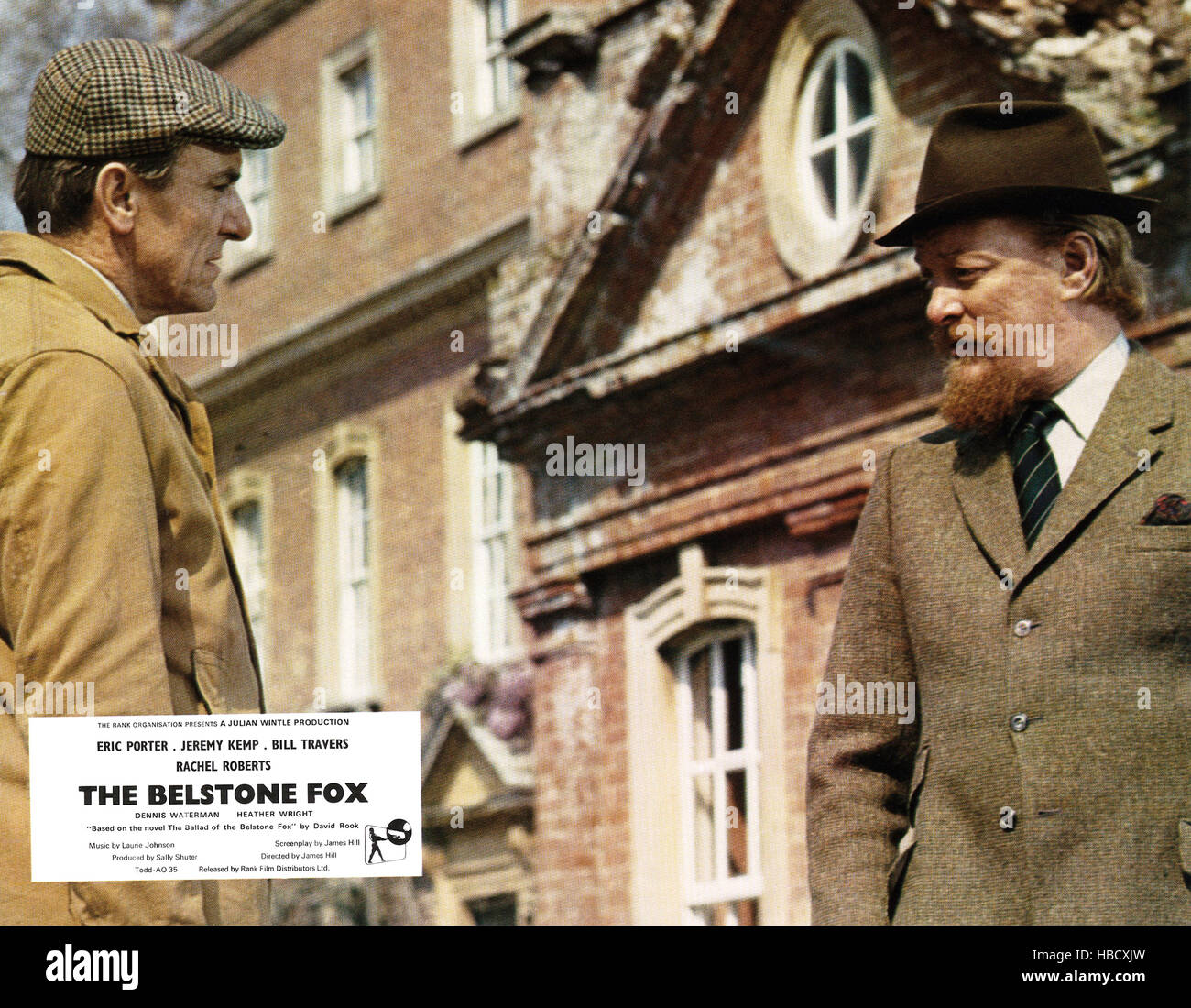 THE BELSTONE FOX, from left: Eric Porter, Jeremy Kemp, 1976 Stock Photo ...