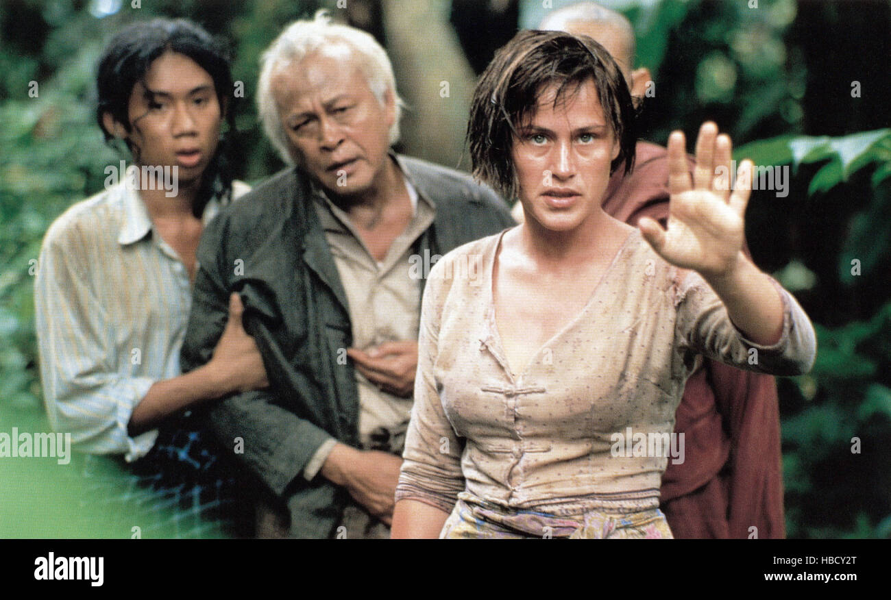 BEYOND RANGOON, Patricia Arquette (front), U Aung Ko (jacket), 1995 ...