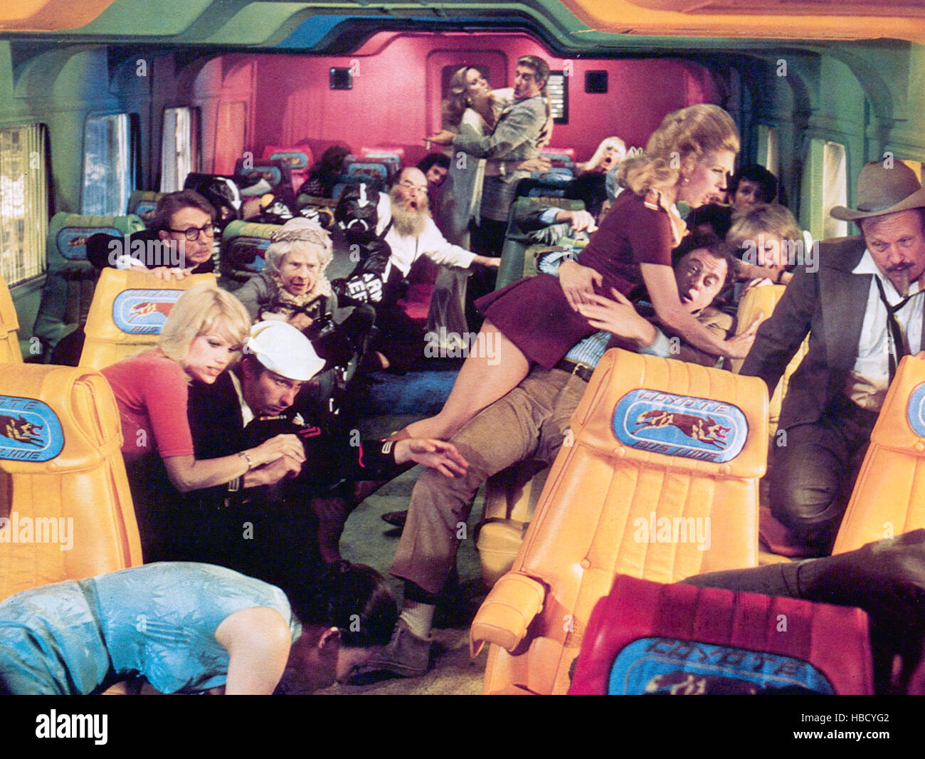 THE BIG BUS, Rene Auberjonois, Ruth Gordon, Sally Kellerman, Richard ...