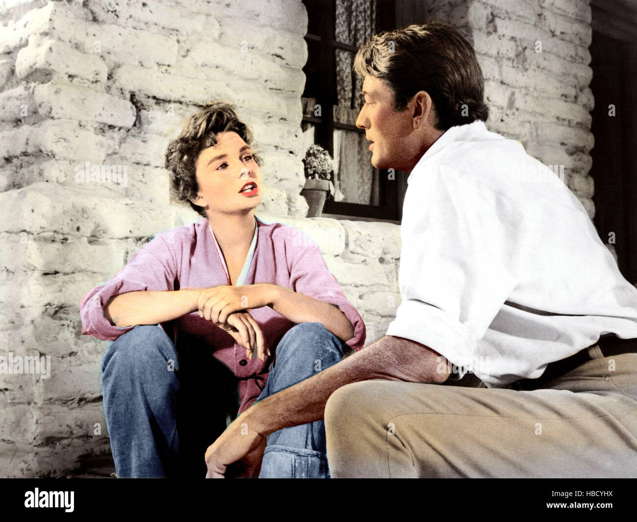 THE BIG COUNTRY, from left: Jean Simmons, Gregory Peck, 1958 Stock ...